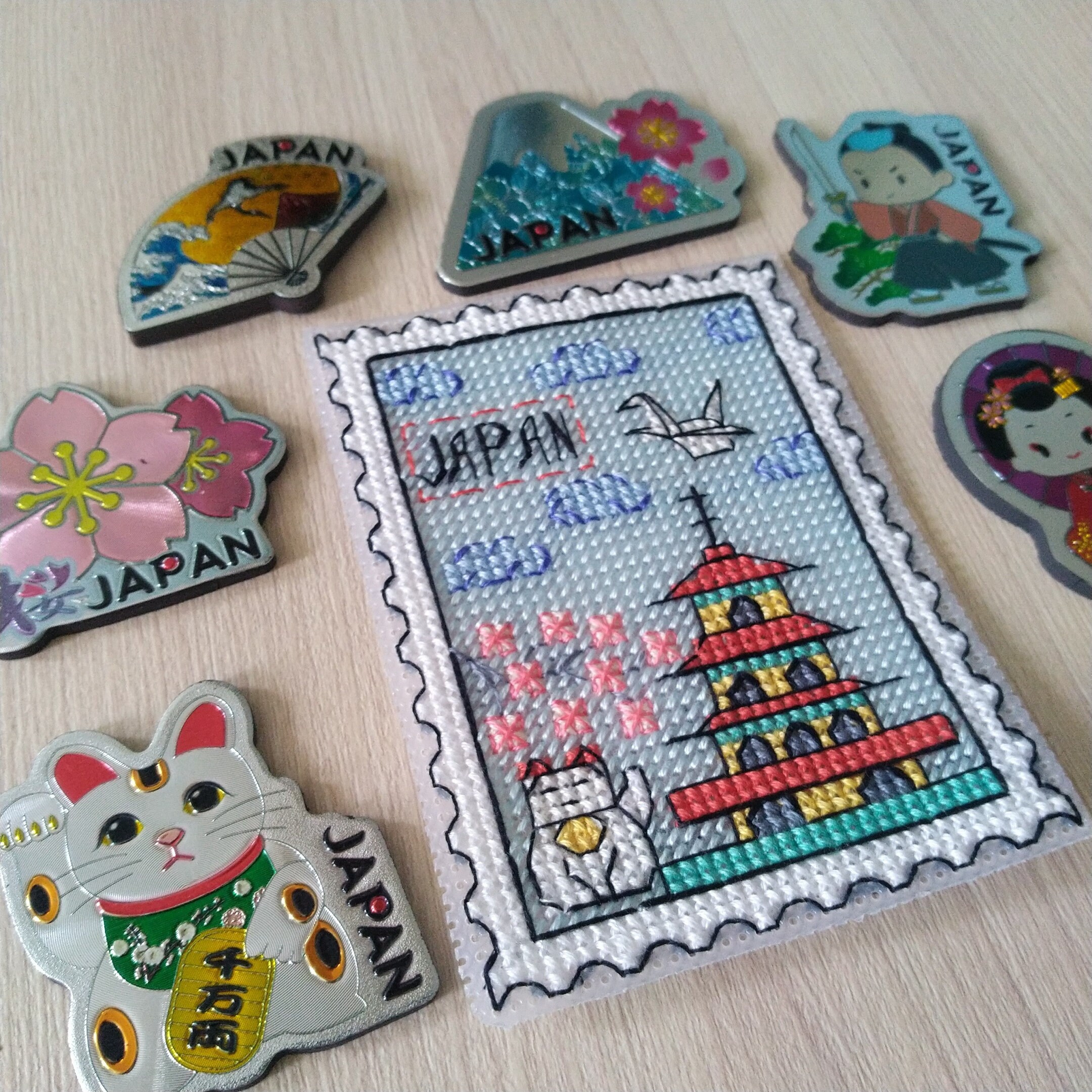 Stamp Cross Stitch Pattern Travel Cross Stitch Pattern - Etsy