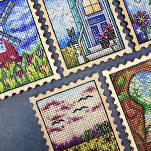 Cross Stitch KIT: Small, Mini, Counted, Stamp, Travel, Cards, Blank ...