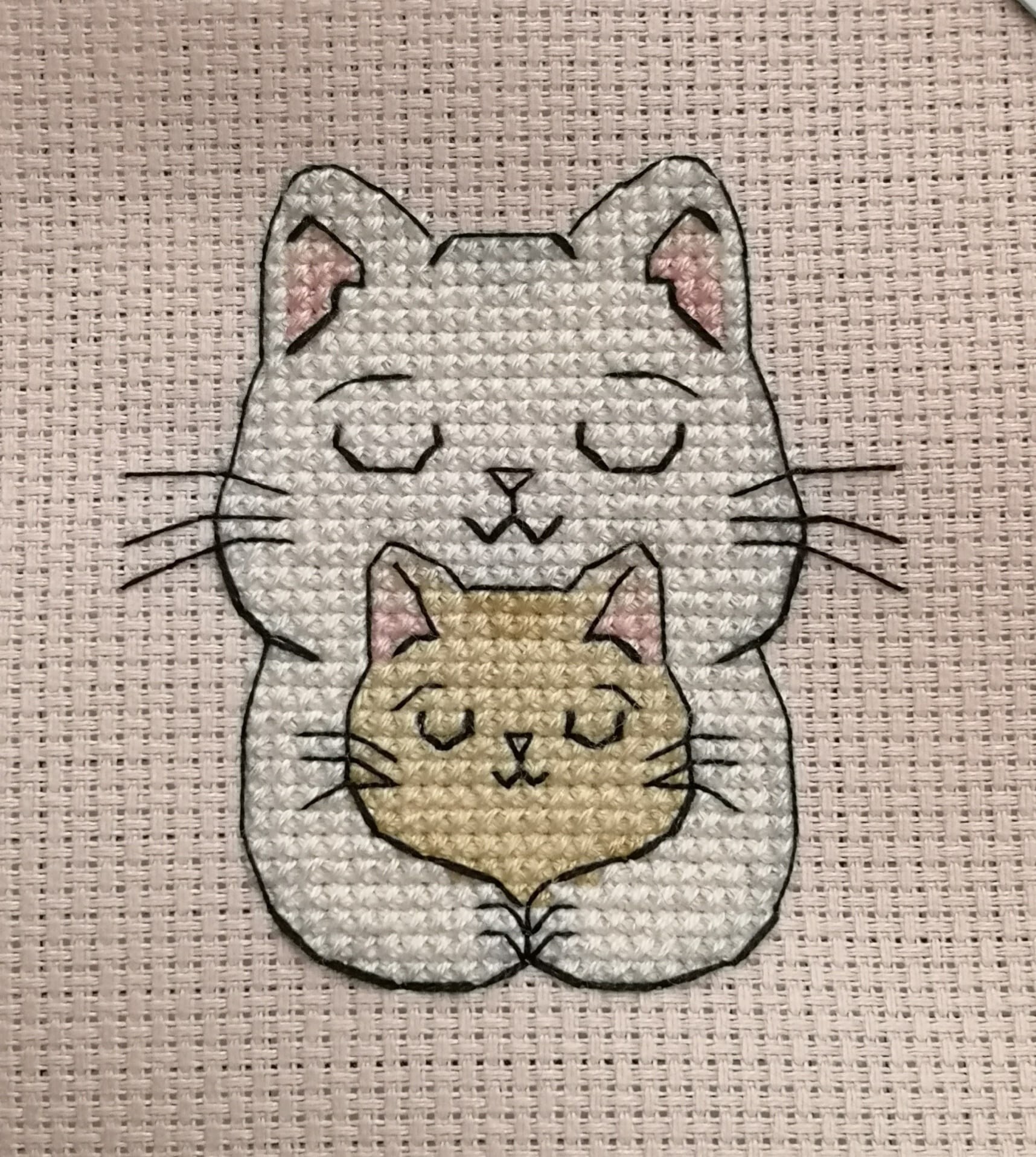 Sweetheart Kitten Cross Stitch Pattern Cross Stitch Cats | Etsy