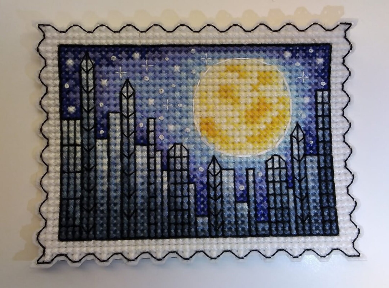 Town Cross Stitch City Cross Stitch Pattern Cross Stitch | Etsy