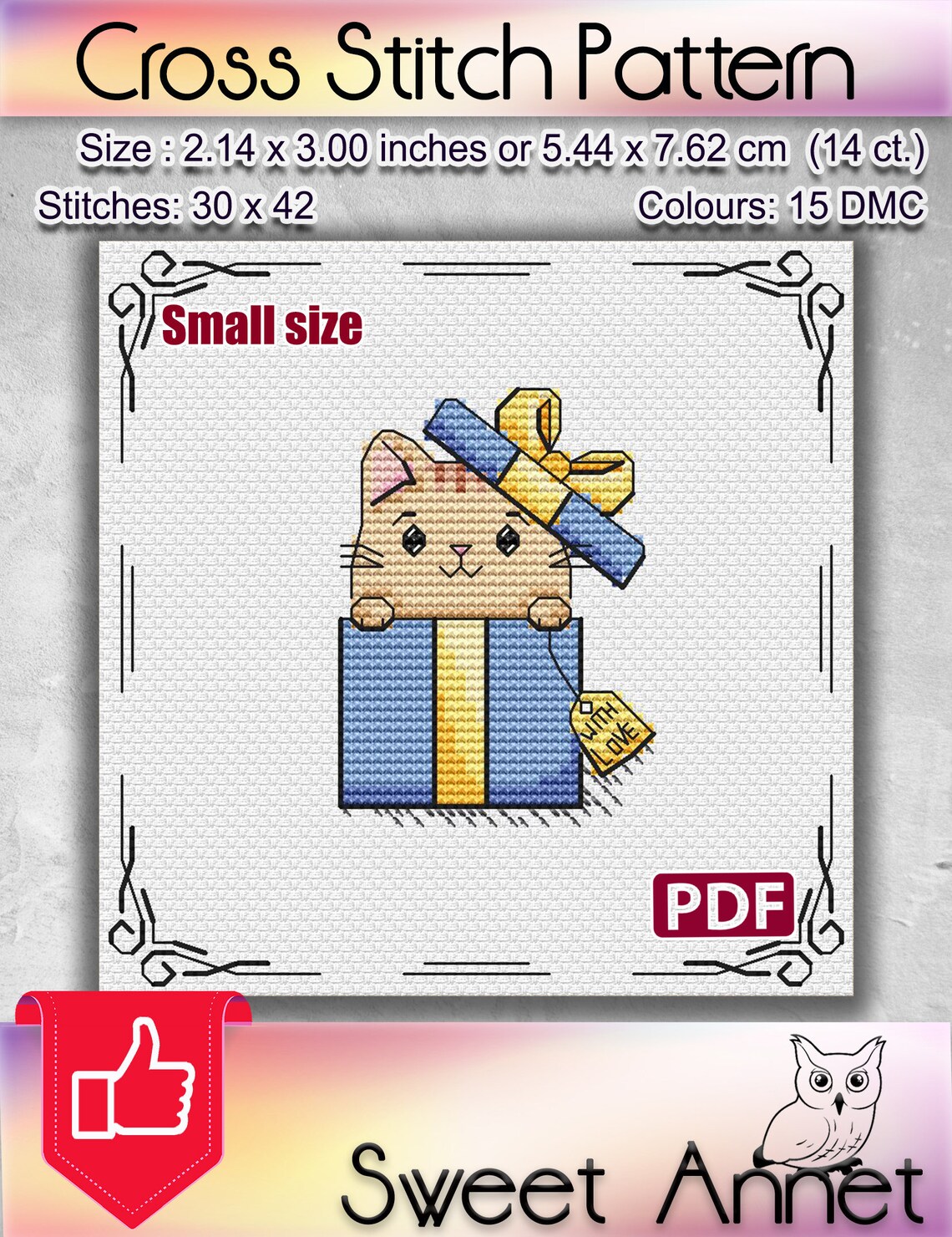 Kitten Cross Stitch Cat Cross Stitch Cross Stitch Pattern - Etsy
