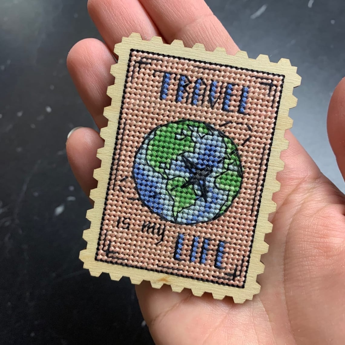 Cross Stitch Pattern Modern Travel Cross Stitch Cross Stitch | Etsy