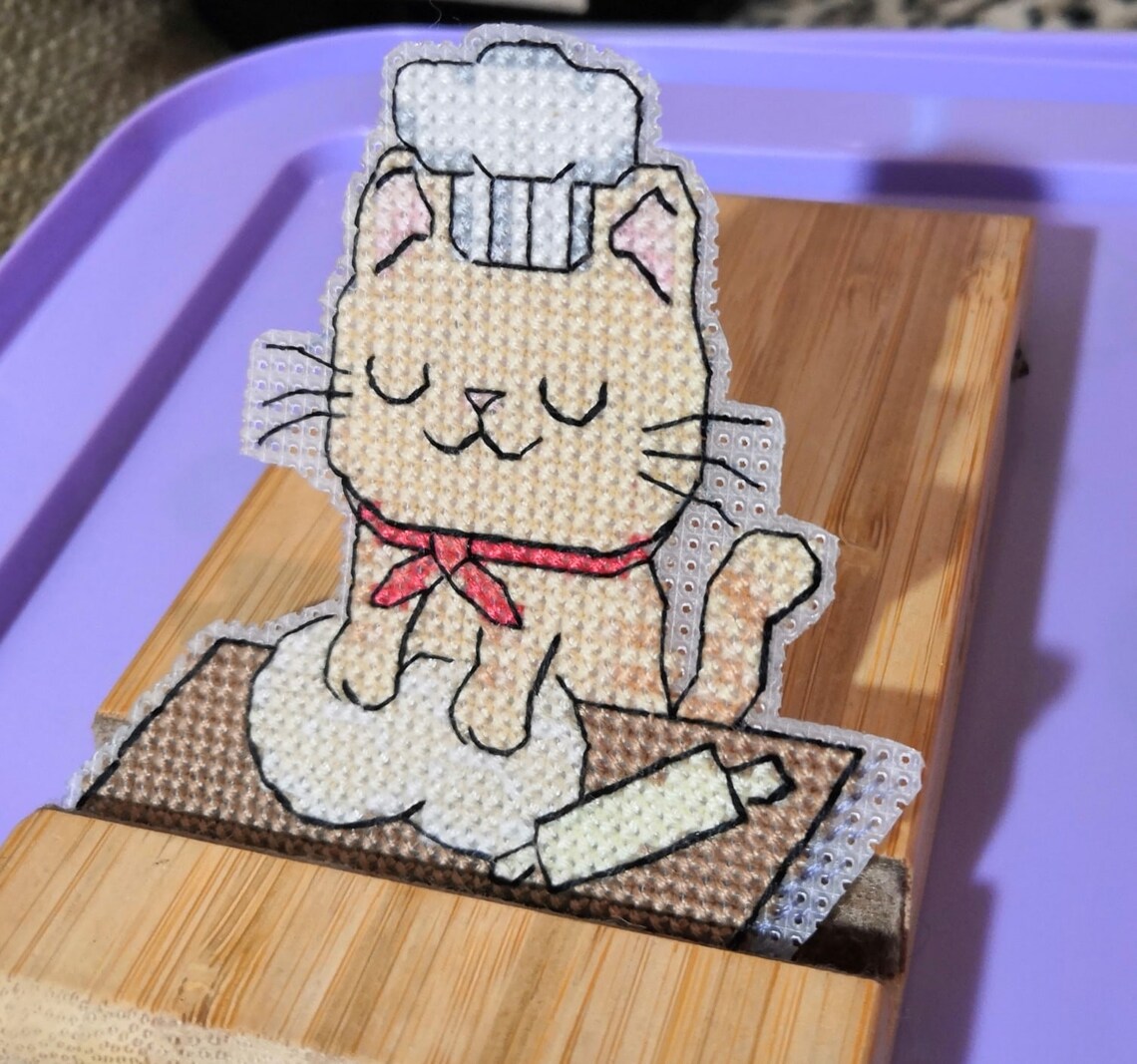 Chef Kitten Kitchen Cross Stitch Pattern Cross Stitch - Etsy