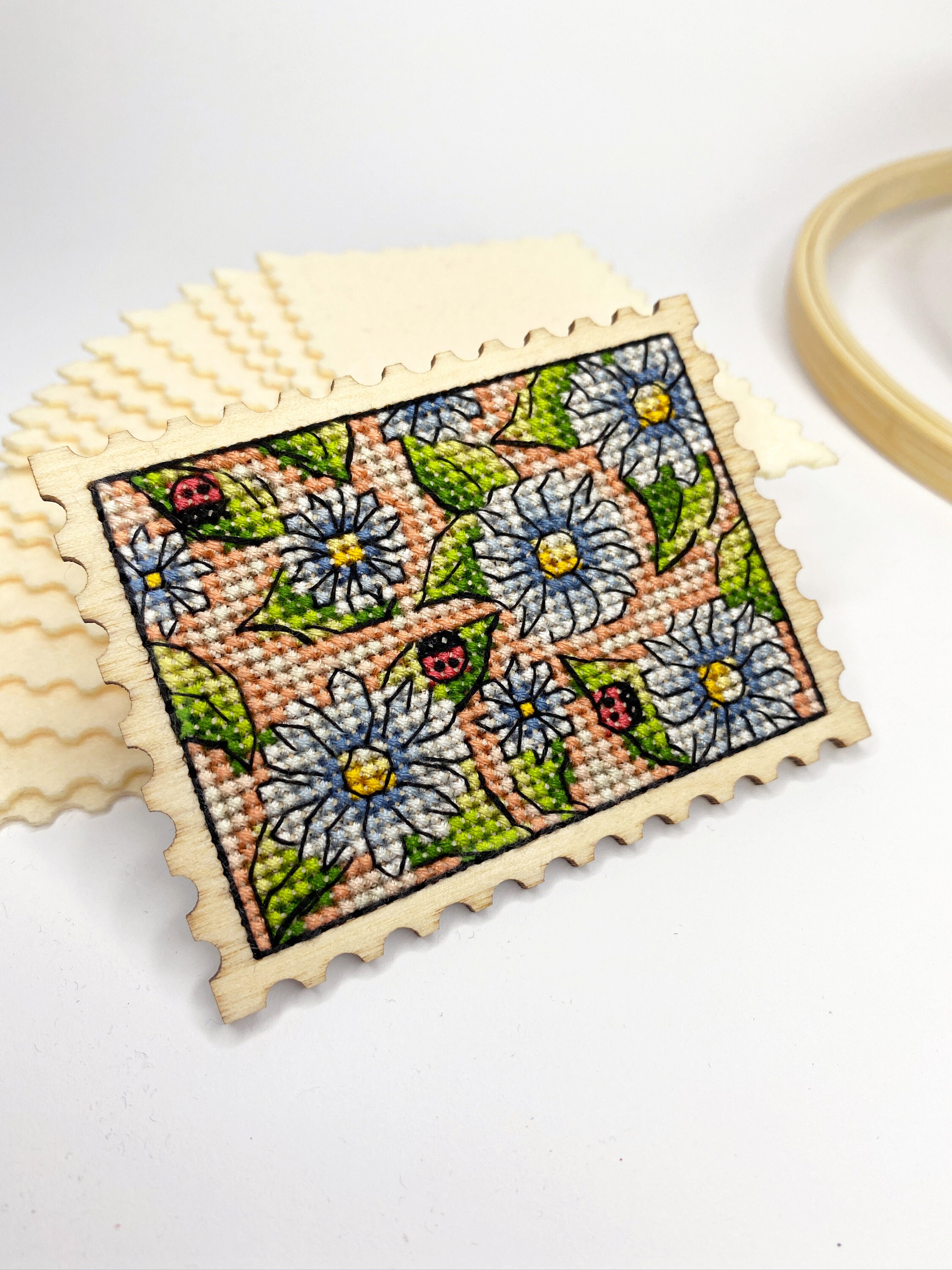 Small Cross Stitch Pattern: Flowers Summer Spring Daisies - Etsy