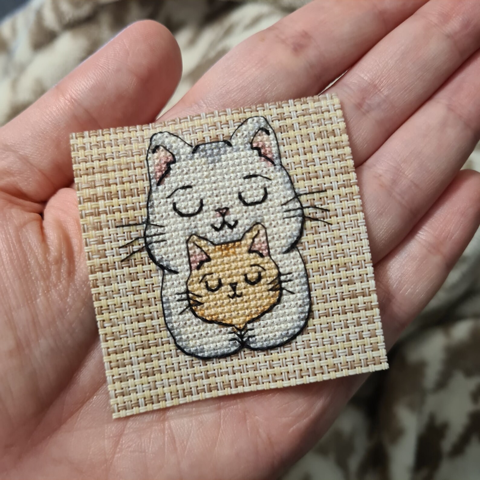 Sweetheart Kitten Cross Stitch Pattern Cross Stitch Cats | Etsy