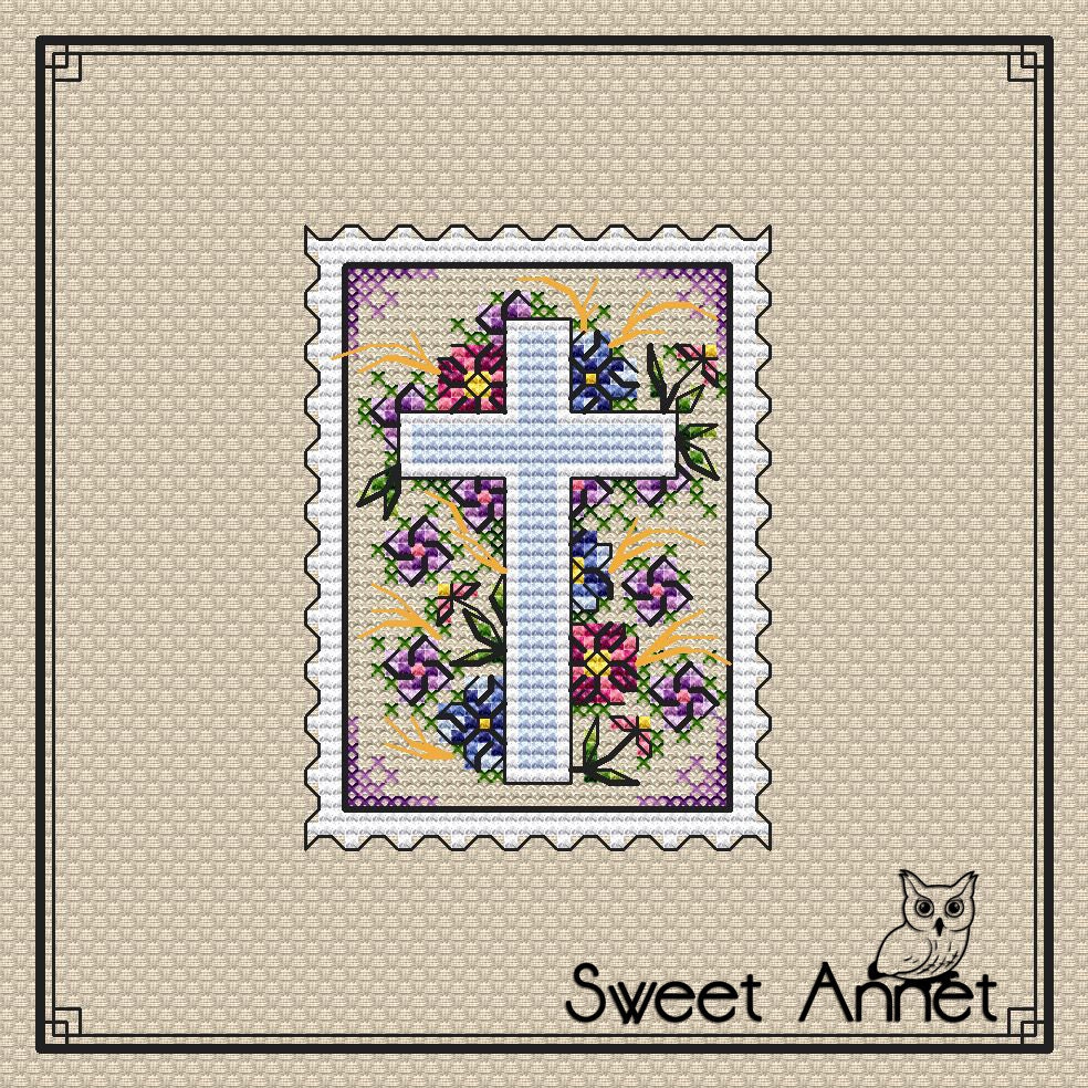 Small Cross Stitch Pattern: Flowers Easter Spring PDF - Etsy