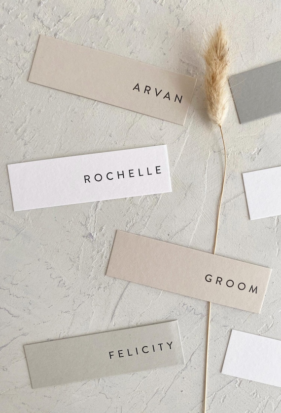 Small Wedding Seating Cards