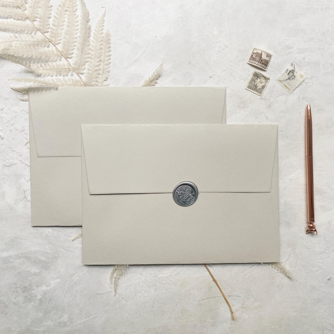 Light Grey Envelopes for Wedding Invites | Luxury Envelopes for A5 ...