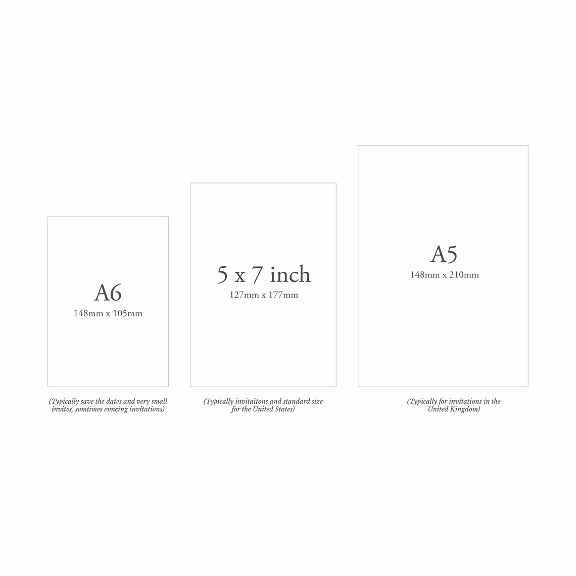 Vellum Jackets for A5 Wedding Invitations Pre Folded - Etsy
