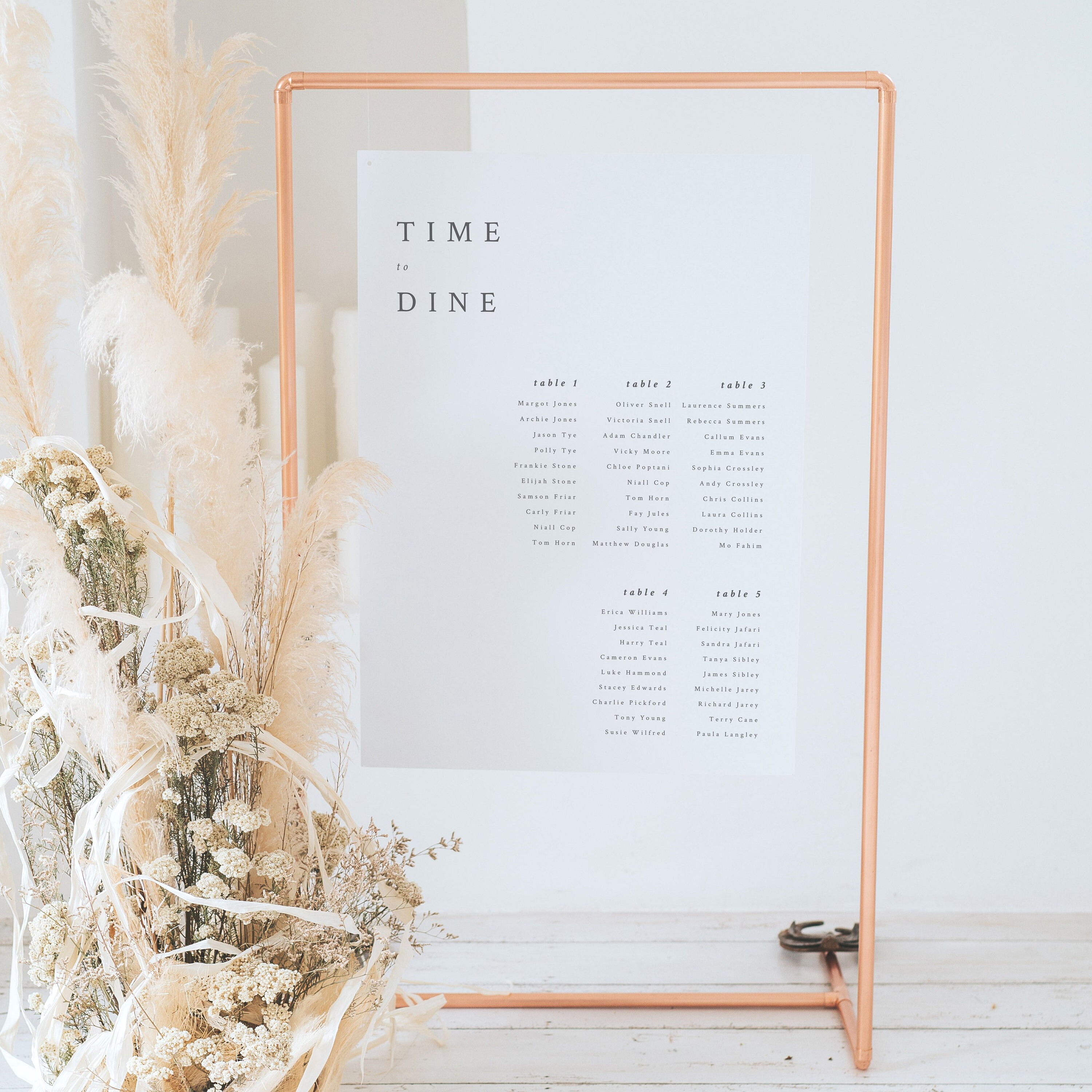 Table plan template seating chart planner seating plan | Etsy