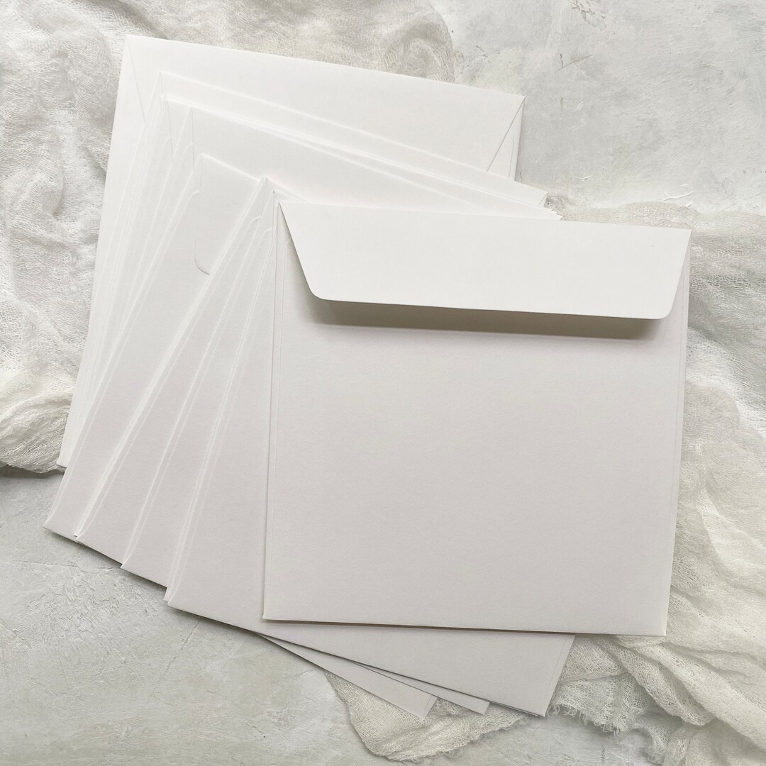 White Square Envelopes for Wedding Cards | Wedding Invitation Envelopes ...