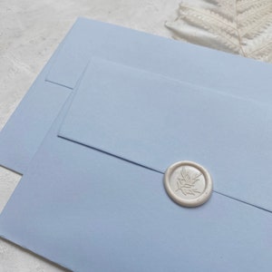 Baby Blue Envelopes | Pale Blue Envelopes for Wedding Invites | Azure ...