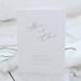 Simple Order of Service With Free Flowing Script Wedding Booklet ...