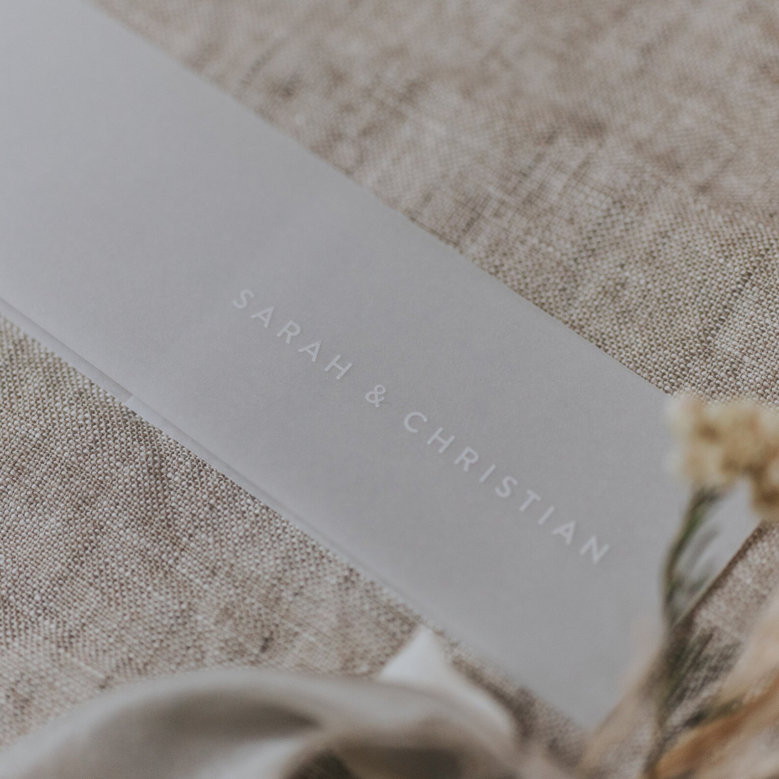Vellum Belly Band - Clear Wrap for Wedding Invitations - Vellum Paper ...