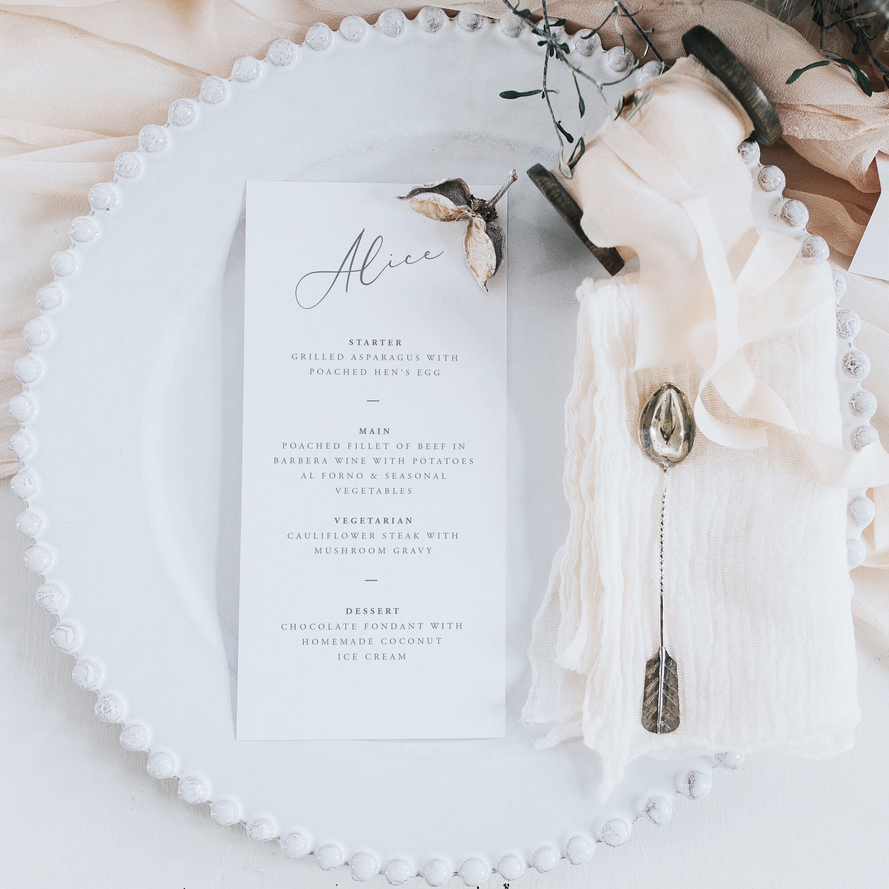 Wedding Menu With Guest Name, Personalised Wedding Menu Cards - Etsy UK