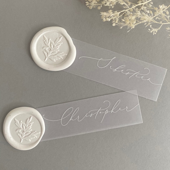 Name Tag Wedding Invitation