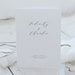 Printed Order of Service With Beautiful Calligraphy Script and Classic ...