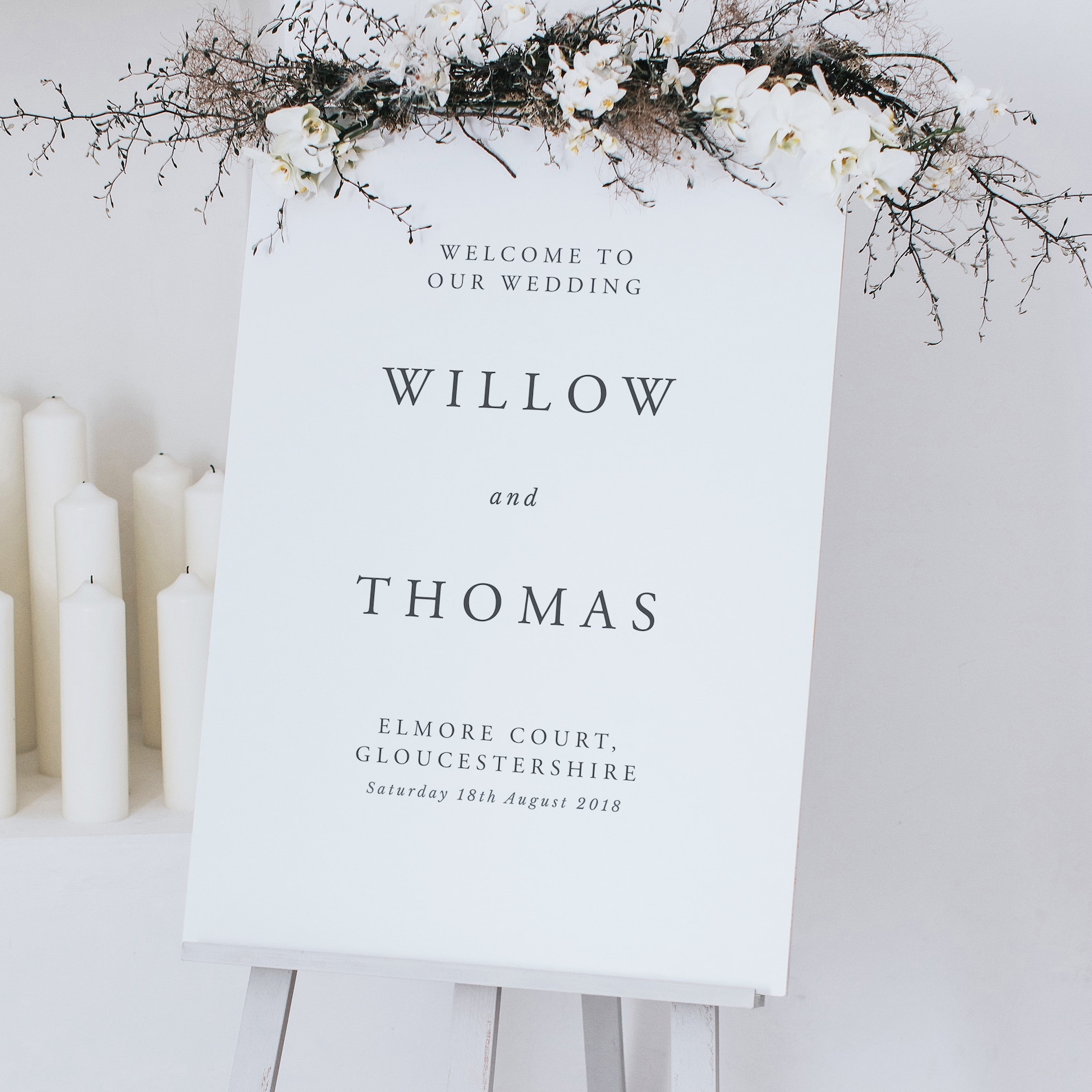 Elegant Wedding Welcome Sign Wedding Sign Welcome Sign - Etsy