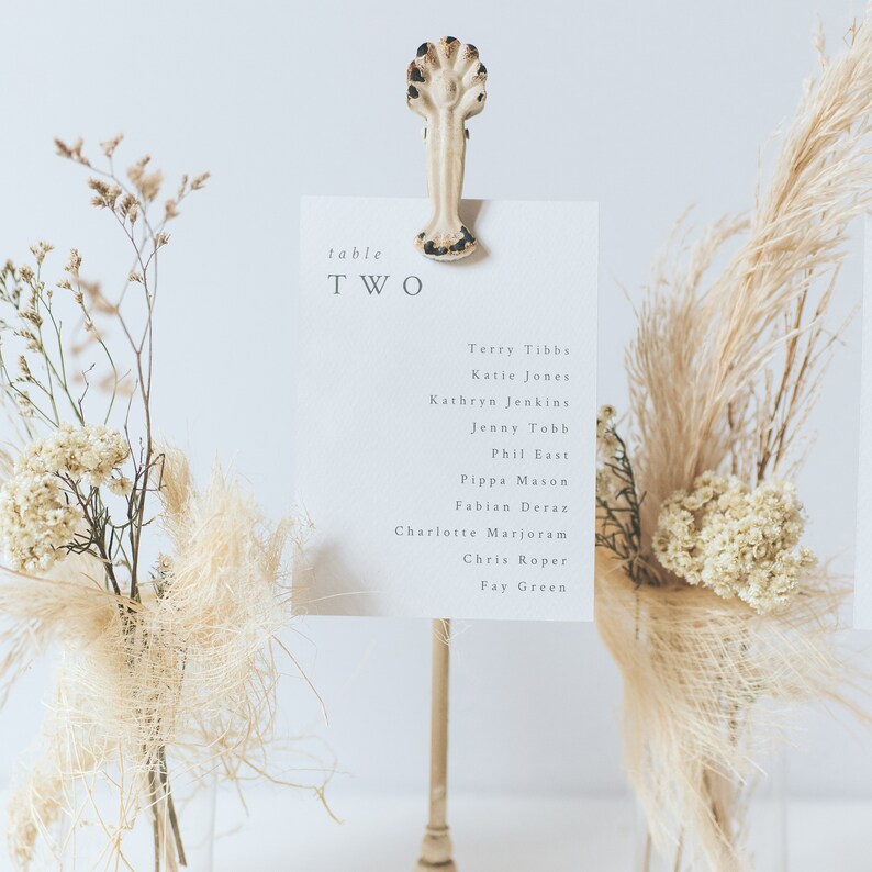 Seating Chart Display - Table Plan Cards Uk - Table Plan Chart - Etsy