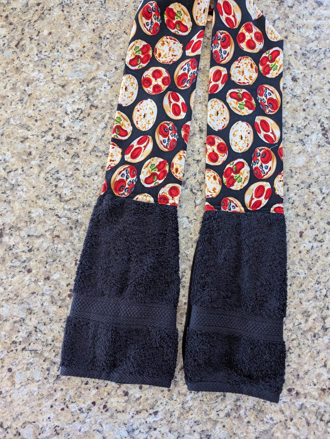 Kitchen Boa Dish Towel in a Pizza Print. FREE SHIPPING - Etsy