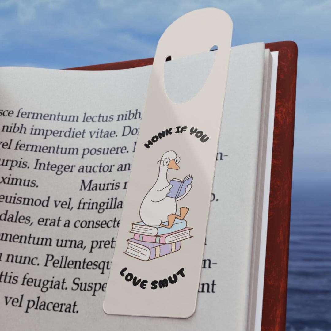 Funny Goose Aluminum Bookmark | Book Lover Gift - Etsy
