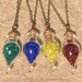 Miniature Liquid Luck Amphora Vial Necklace Primary Colors House Red ...