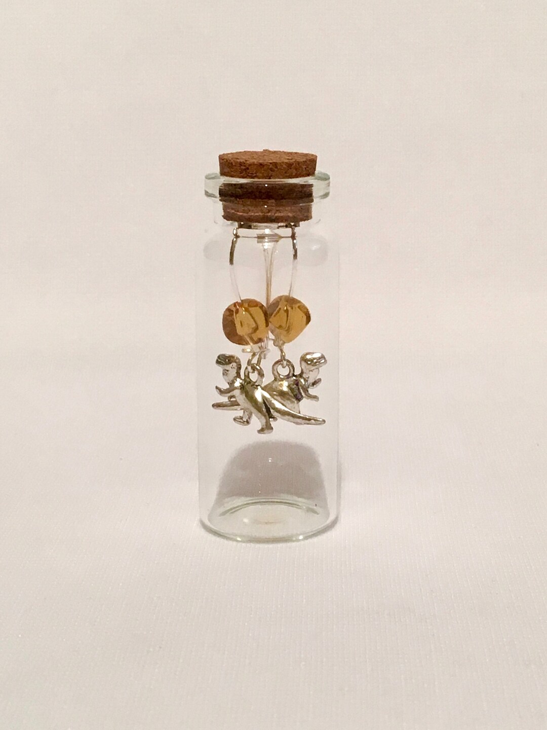 Washosaur Earrings in a Bottle Firefly Serenity T-rex Dinosaur - Etsy