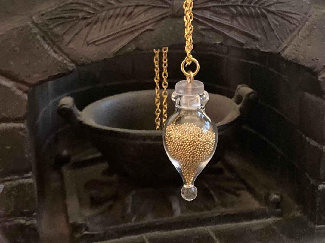 Miniature Liquid Luck Amphora Vial Necklace - Etsy