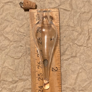 EMPTY Ampoule Vial Amphora Style Liquid Luck Glass Bottle Pendant Hand ...