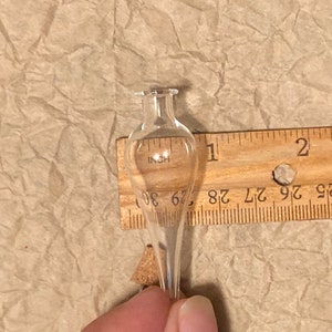 EMPTY Ampoule Vial Amphora Style Liquid Luck Glass Bottle Pendant Hand ...