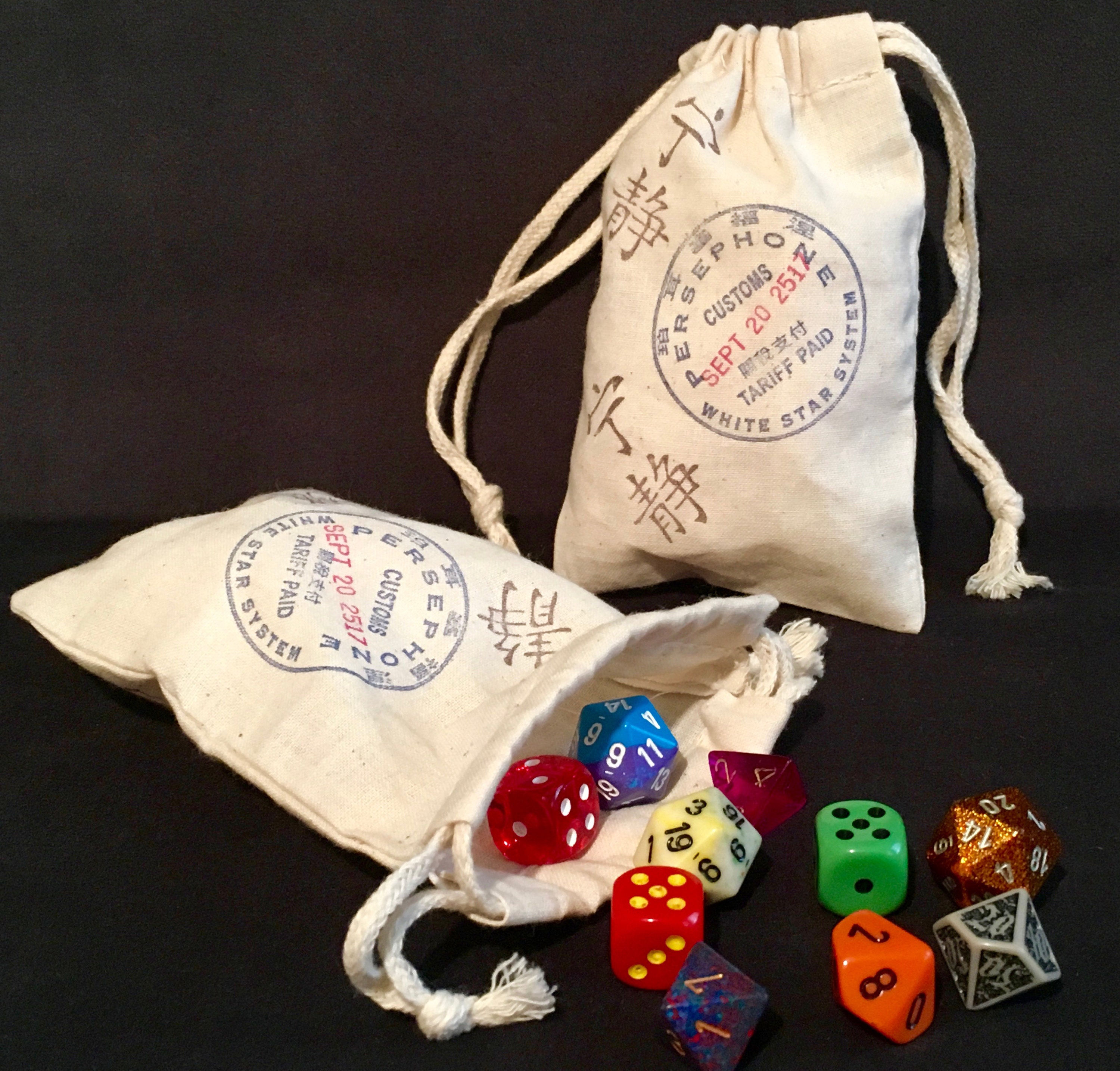 Firefly Serenity Persephone Customs Stamp Dice Bag Game Piece - Etsy