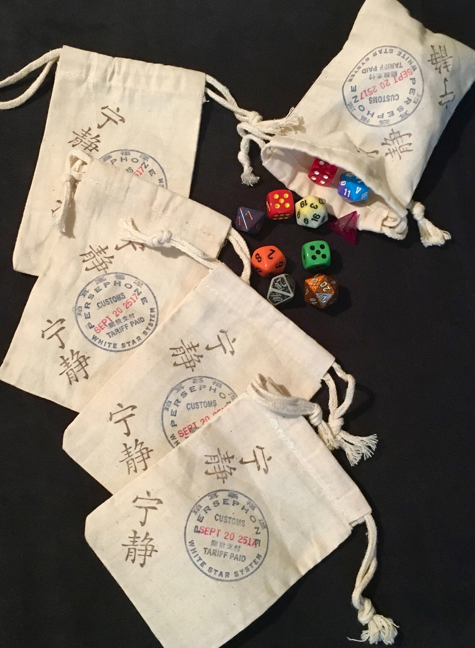 Firefly Serenity Persephone Customs Stamp Dice Bag Game Piece - Etsy