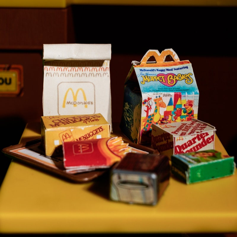Miniature Vintage Fast Food - Etsy