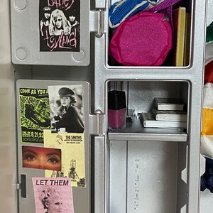 1:6 Printable Vintage 90s Y2K Locker Ephemera for Your Dollhouse ...