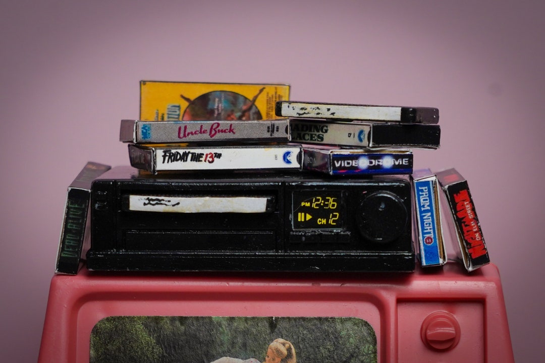 1:6 HALLOWEEN VHS Movies, Vintage Video, Horror Movies, Miniature Video ...