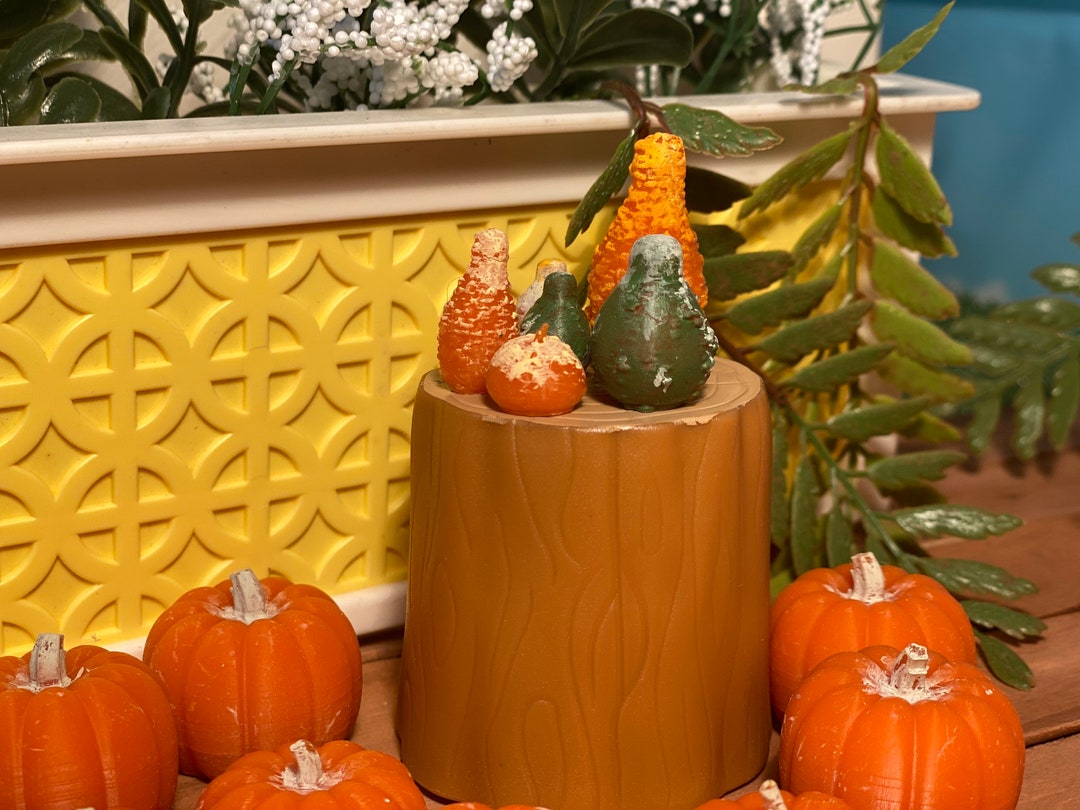 Miniature Realistic Gourds for Halloween Fall Decoration for - Etsy