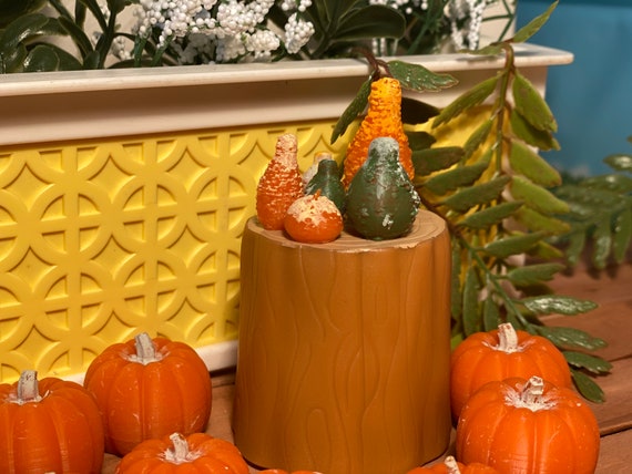 Miniature Realistic Gourds for Halloween Fall Decoration for - Etsy