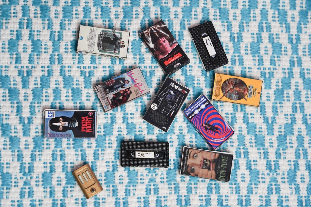 Miniature Halloween VHS Tapes: Video Store Diorama (printable File) - Etsy