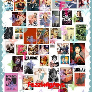 1:6 Printable Vintage 90s Y2K Locker Ephemera for Your Dollhouse ...