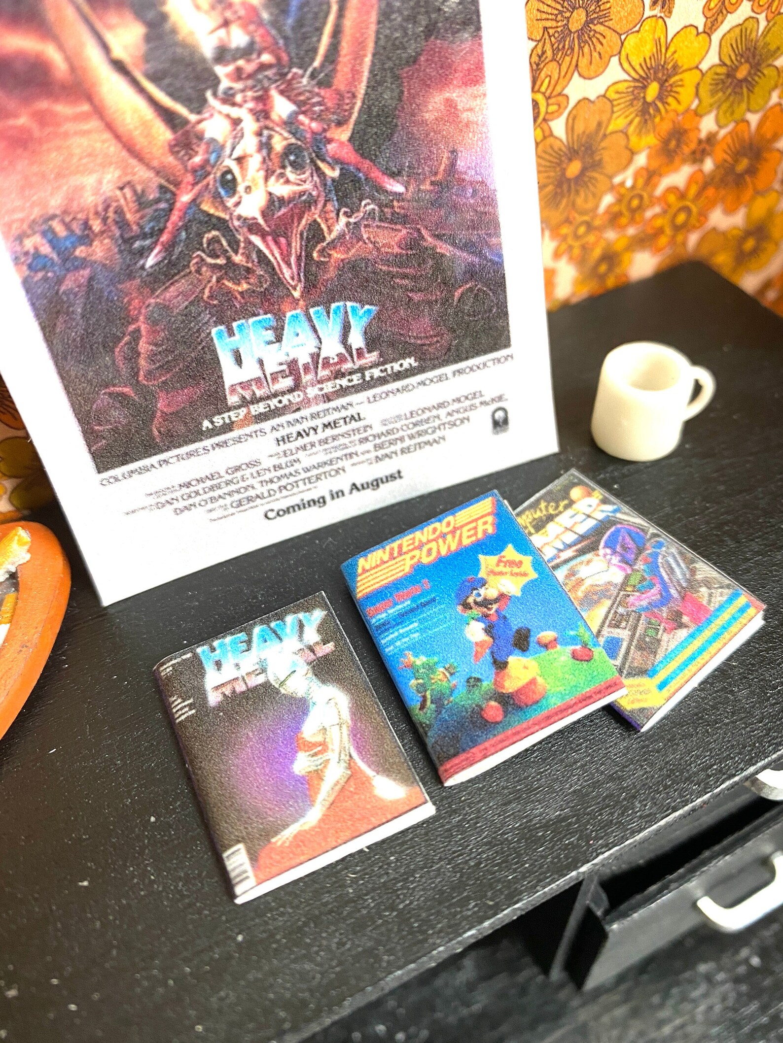 Revistas Nerd imprimibles de los años 80 Gamer Computer Dollhouse ...