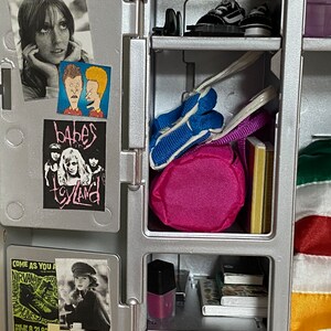 1:6 Printable Vintage 90s Y2K Locker Ephemera for Your Dollhouse ...