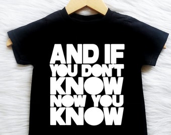 Now You Know Shirt - Etsy
