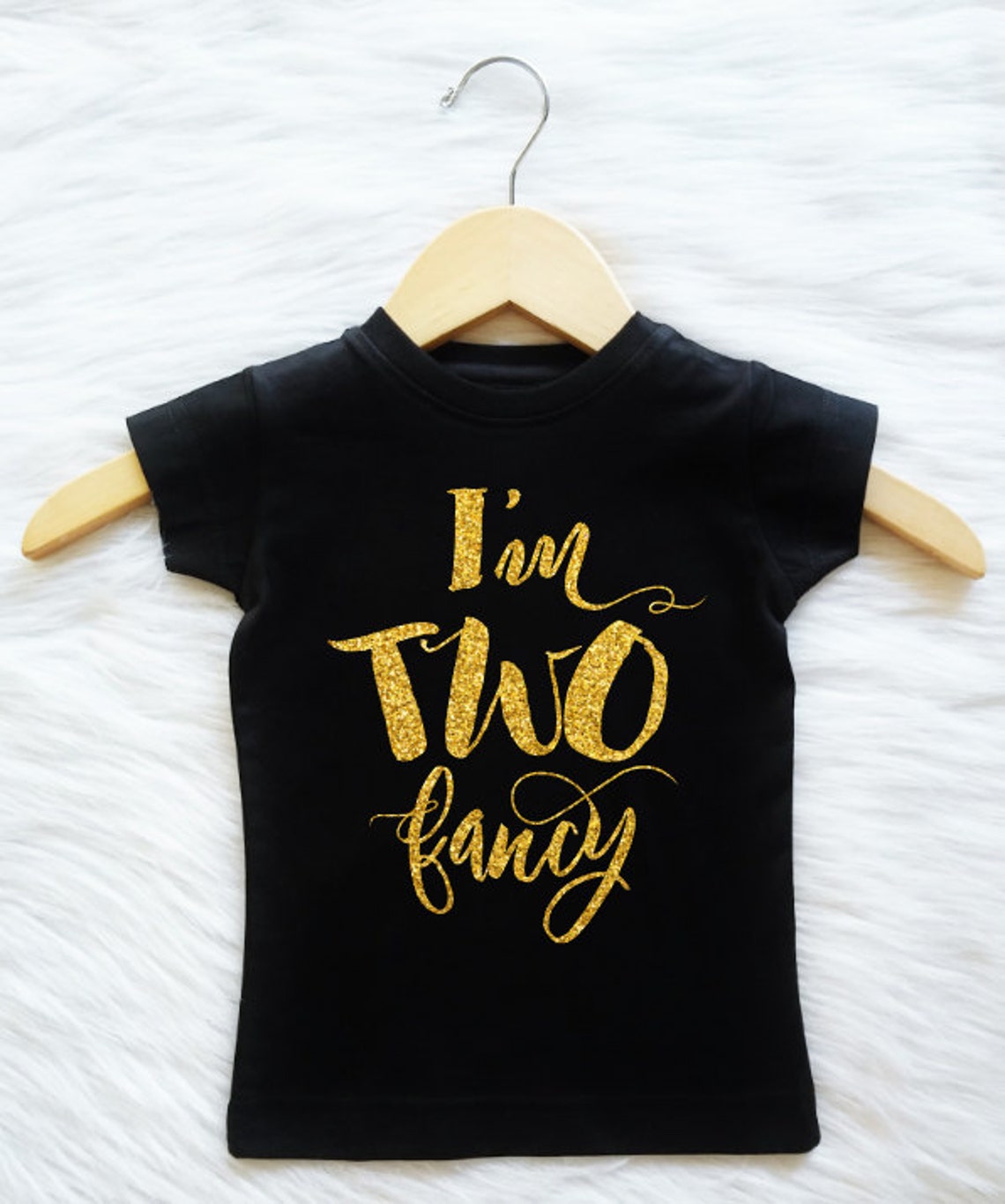 CUSTOMIZABLE COLORS I'm Two Fancy/girls 2 Second Birthday/ - Etsy