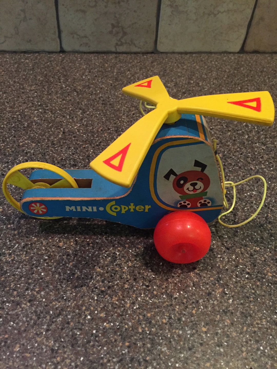 Vintage Fisher Price Mini Copter 448 - Etsy