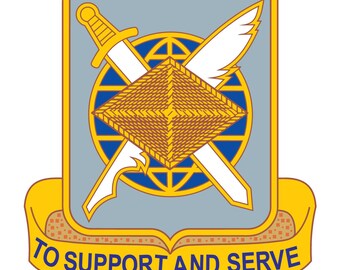 US Army Quartermaster Corps Insignia Full Color Decal | Etsy