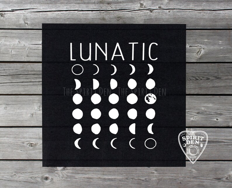 Lunatic Moon Phases Altar Cloth Tarot Cloth Moon Cloth - Etsy