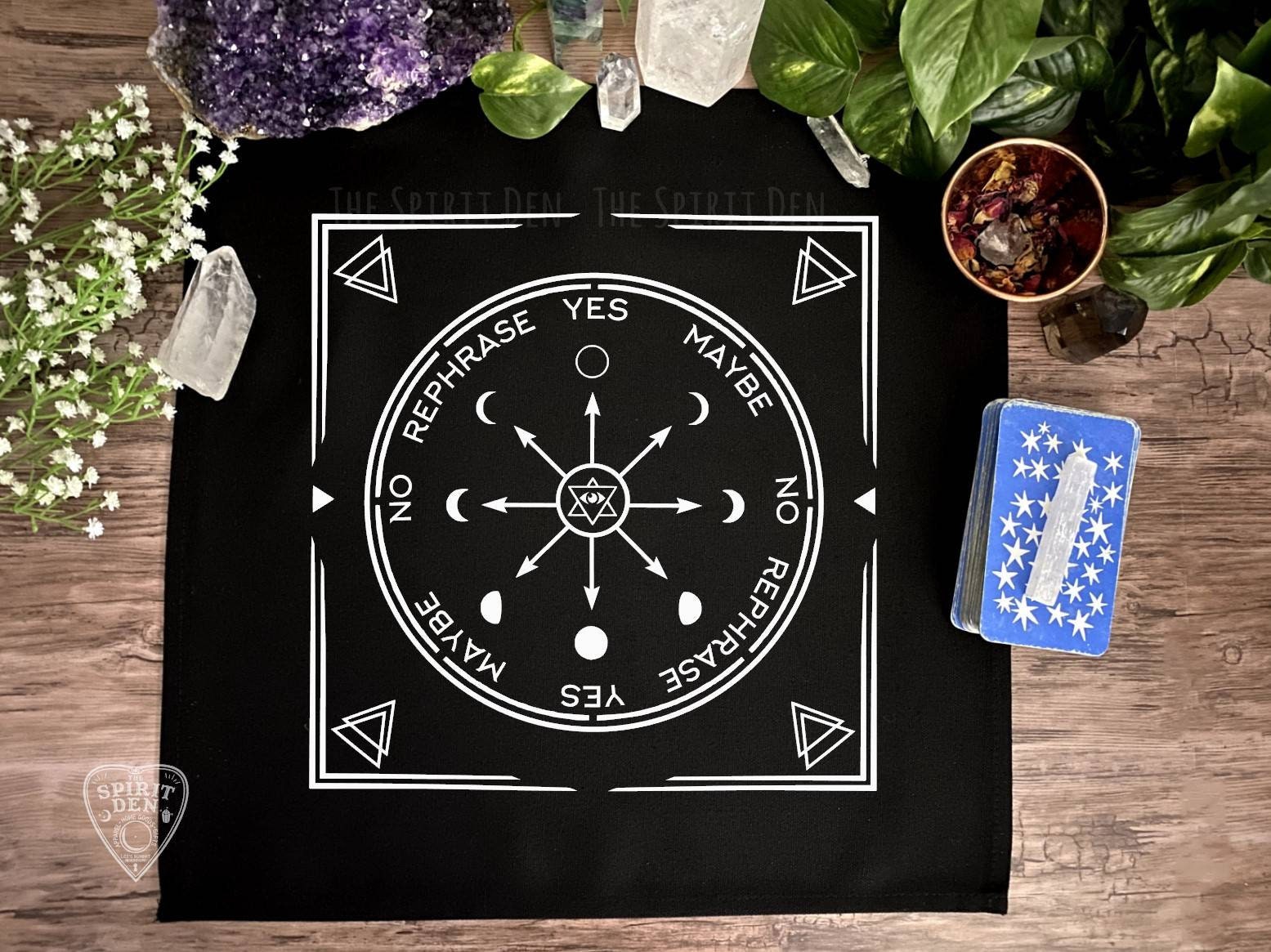 Pendulum Cloth Divination Map Pendulum Mat Dowsing | Etsy