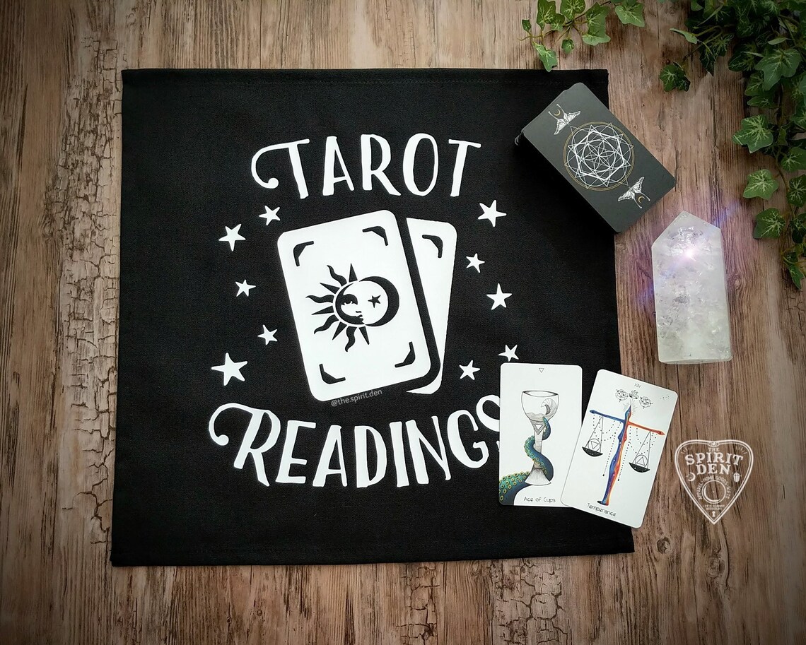 Tarot Readings Tarot Card Altar Cloth Tarot Cloth - Etsy