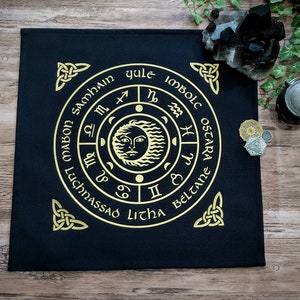 Pendulum Map gold Design Pendulum Divination Mat Astrology Lithomancy ...