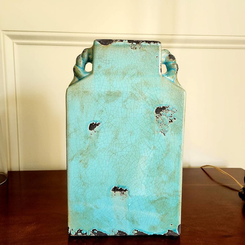 Tall Vase Crackle - Etsy